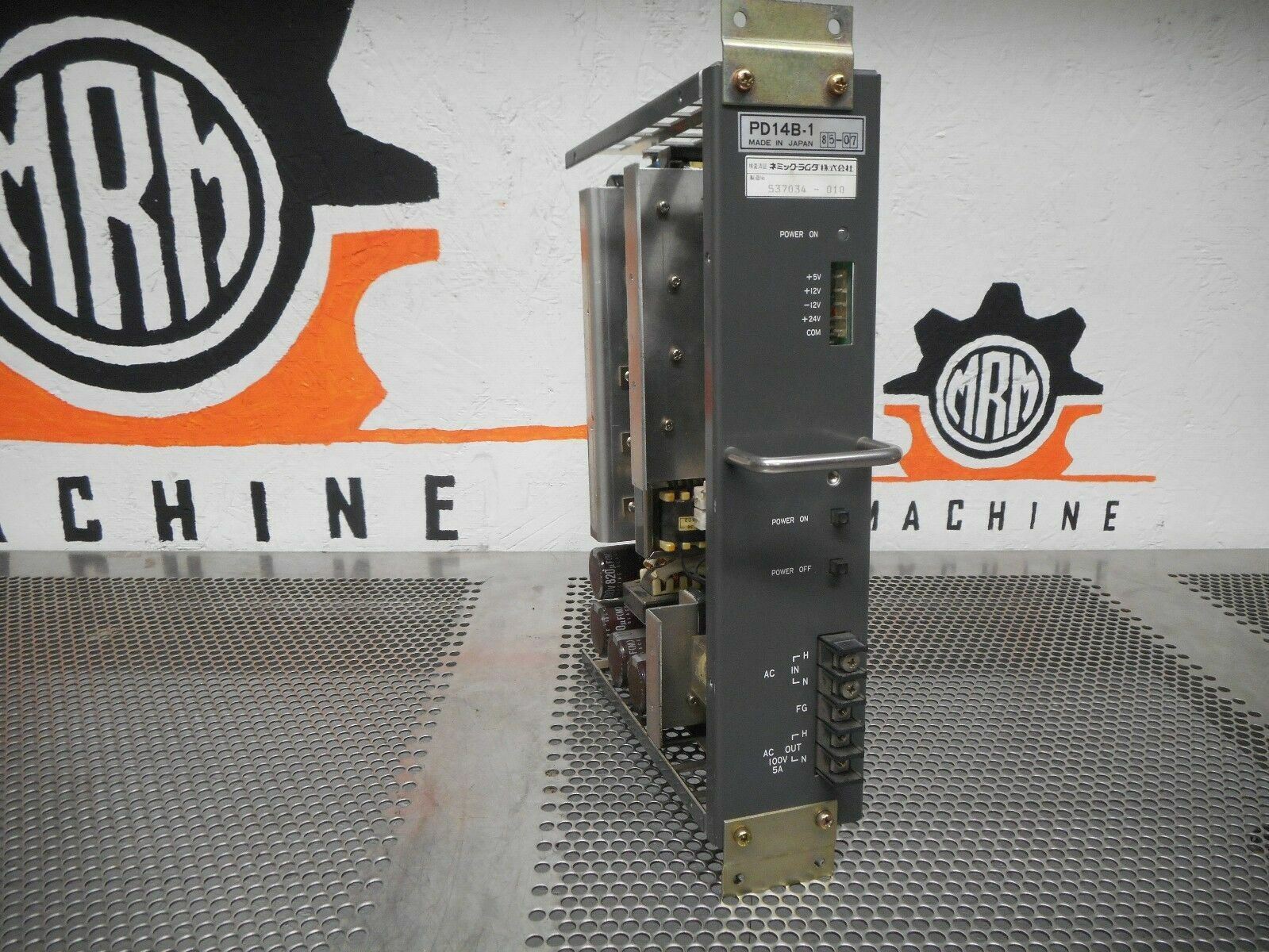 Mitsubishi PD14B-1 Power Supply NEMIC-LAMBDA PWB-128 Board Used With W – MRM Machine