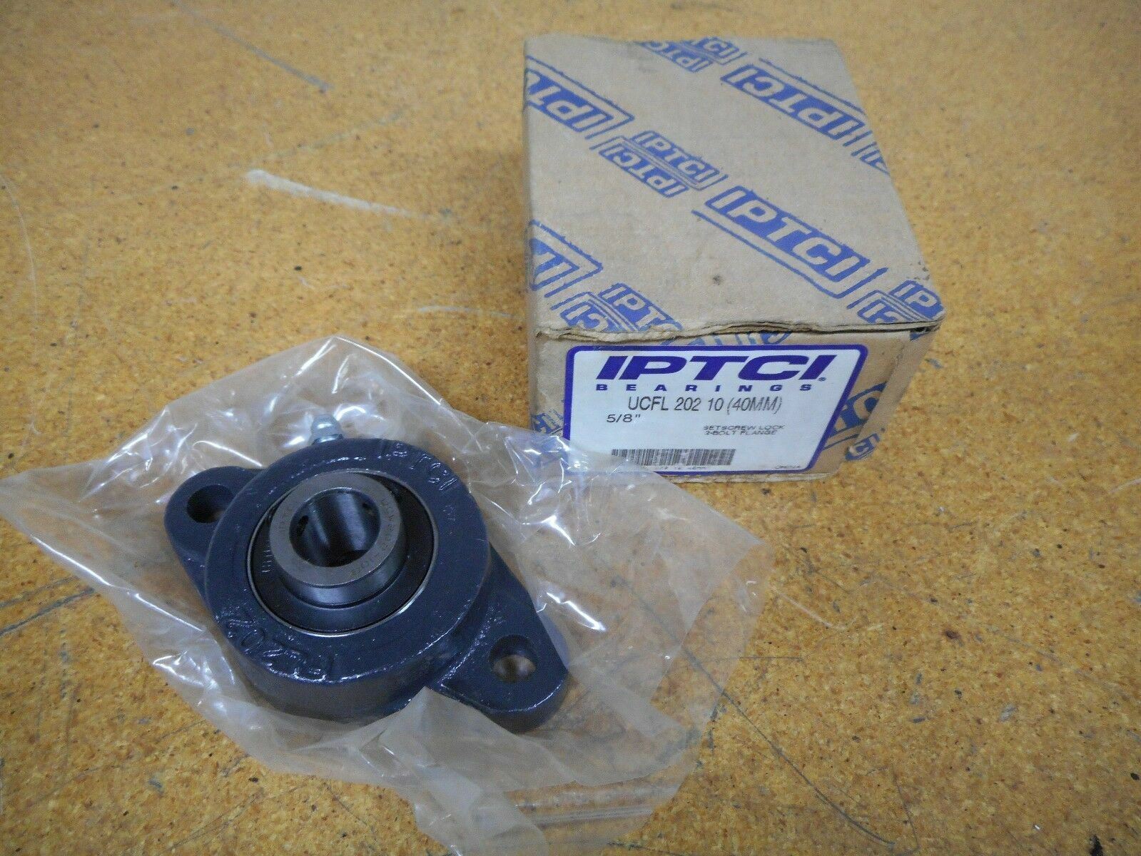 IPTCI UCFL202-10 40mm 5/8" 2 Bolt Flange Bearing Set Screw Lock New – MRM Machine