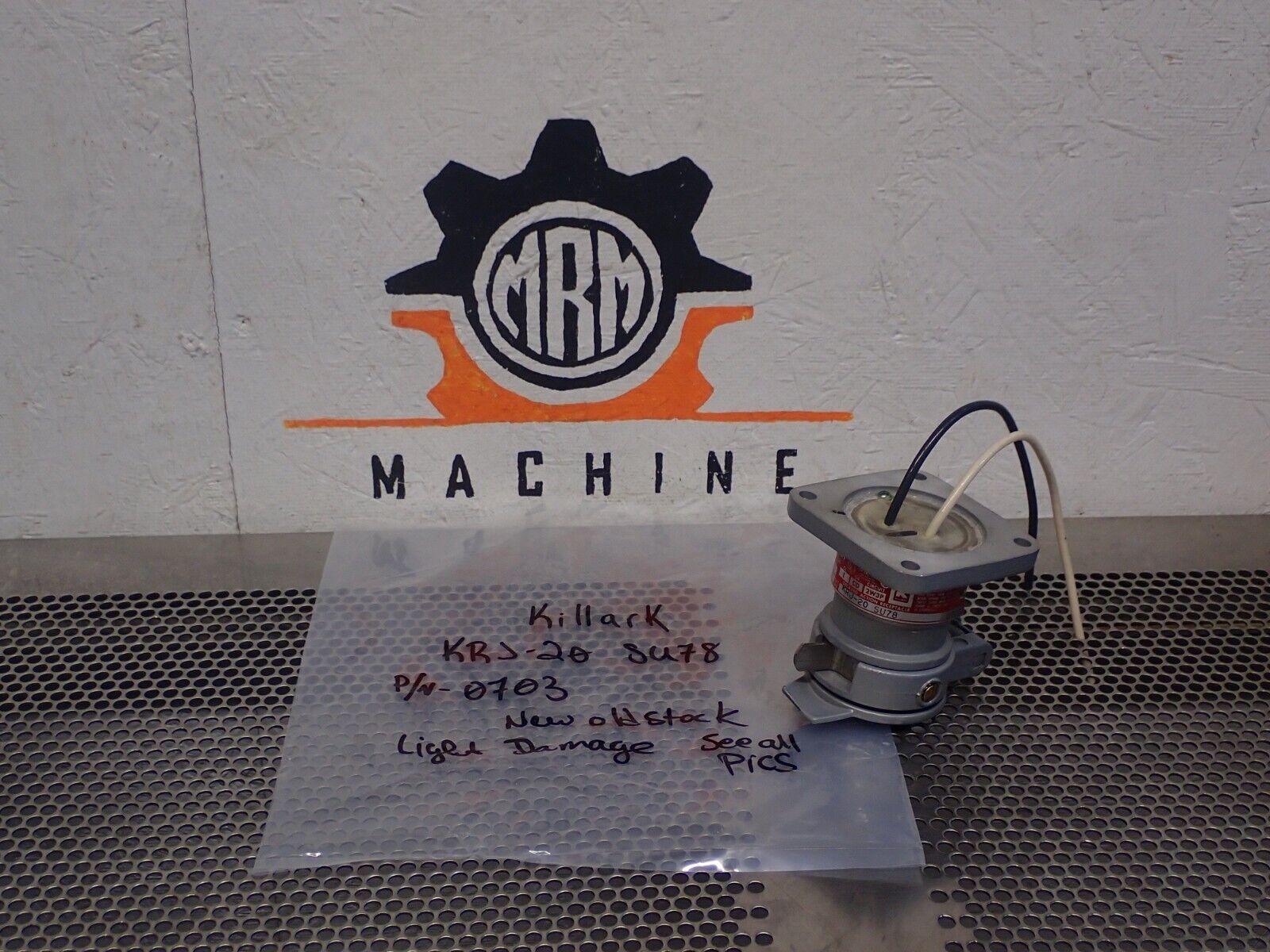 Killark KRJ-20 SU78 Delayed Action Receptacle 20A 115/230V New Old Sto – MRM Machine