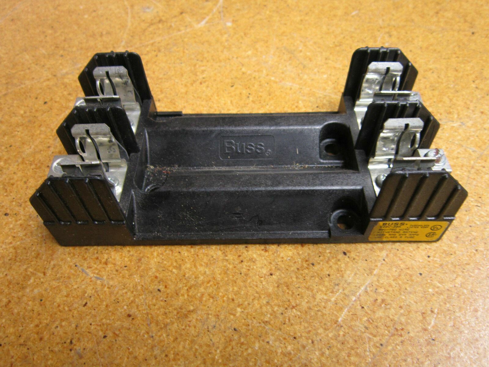 Buss Fuse Holder 600V 30Amp 2 Pole Use Class R Fuse – MRM Machine