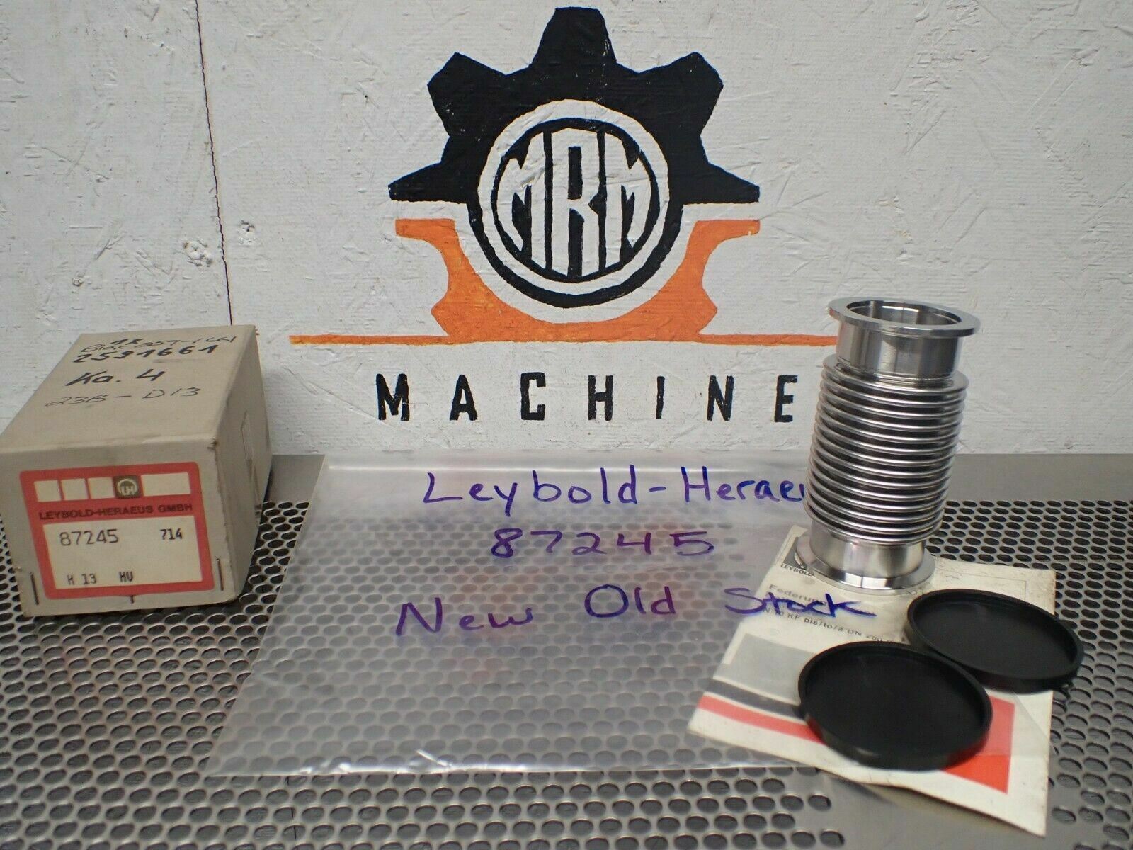 Leybold-Heraeus 87245 Stainless Steel Flexible Vacuum Hose New Old Sto ...