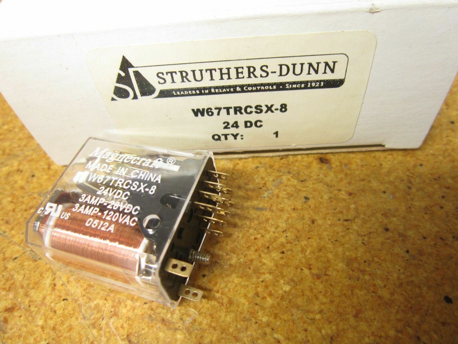 Struthers-Dunn Magnecraft W67TRCSX-8 Relay 24VDC 3A 28VDC 14 Pin New ...