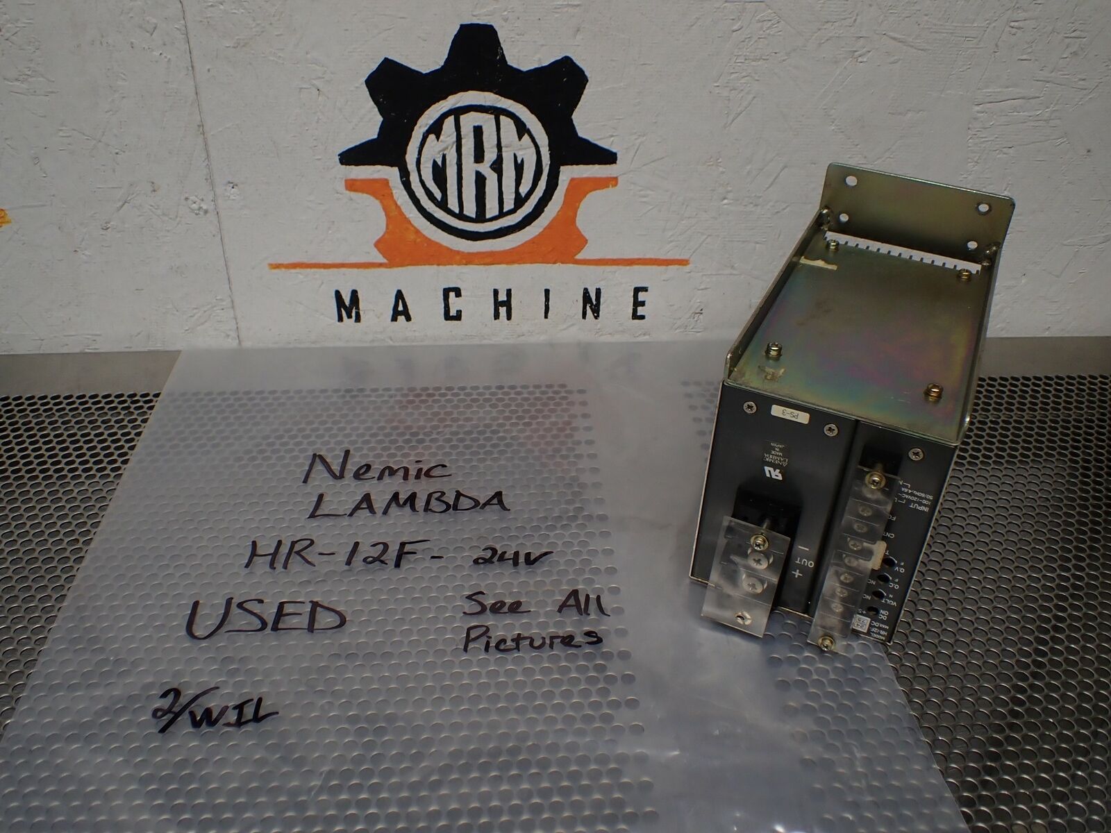 Nemic Lambda HR-12F-24V Power Supply Used With Warranty See All Pictur ...