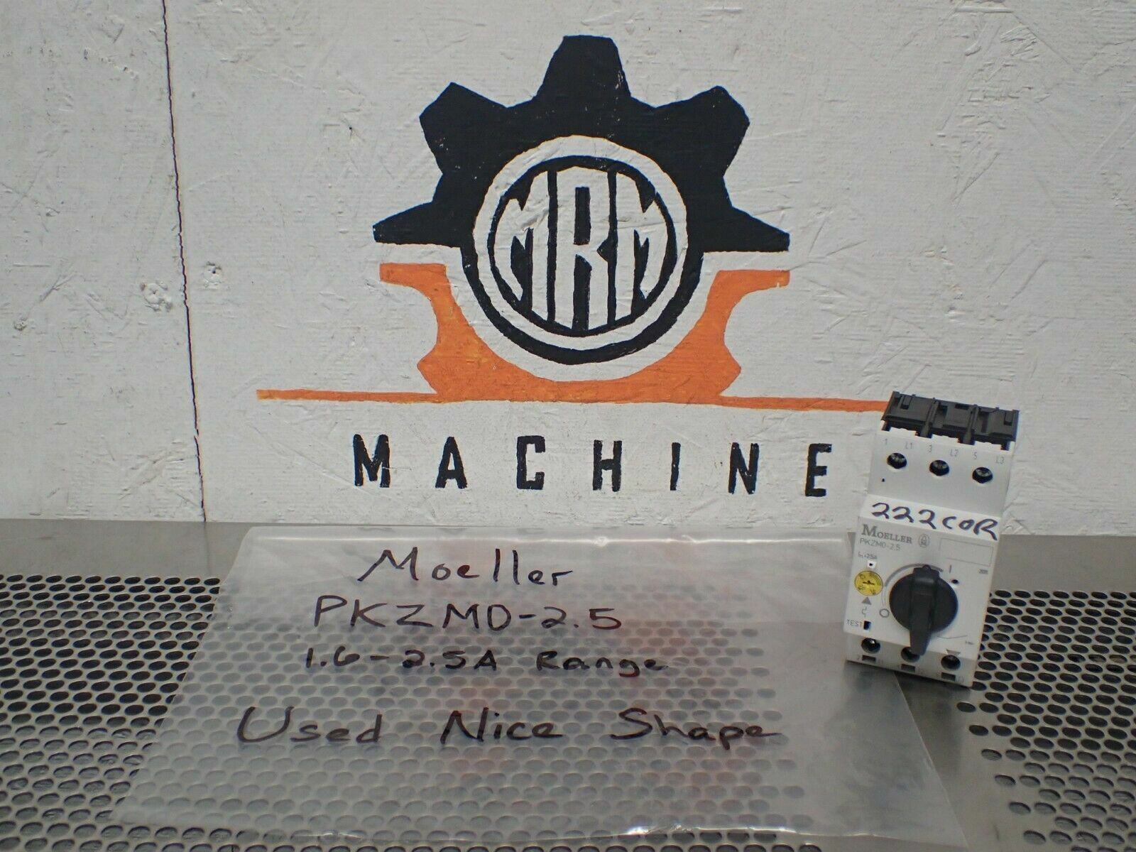 Moeller PKZM0-2.5 Manual Motor Starter 1.6-2.5A Range Used With Warran ...