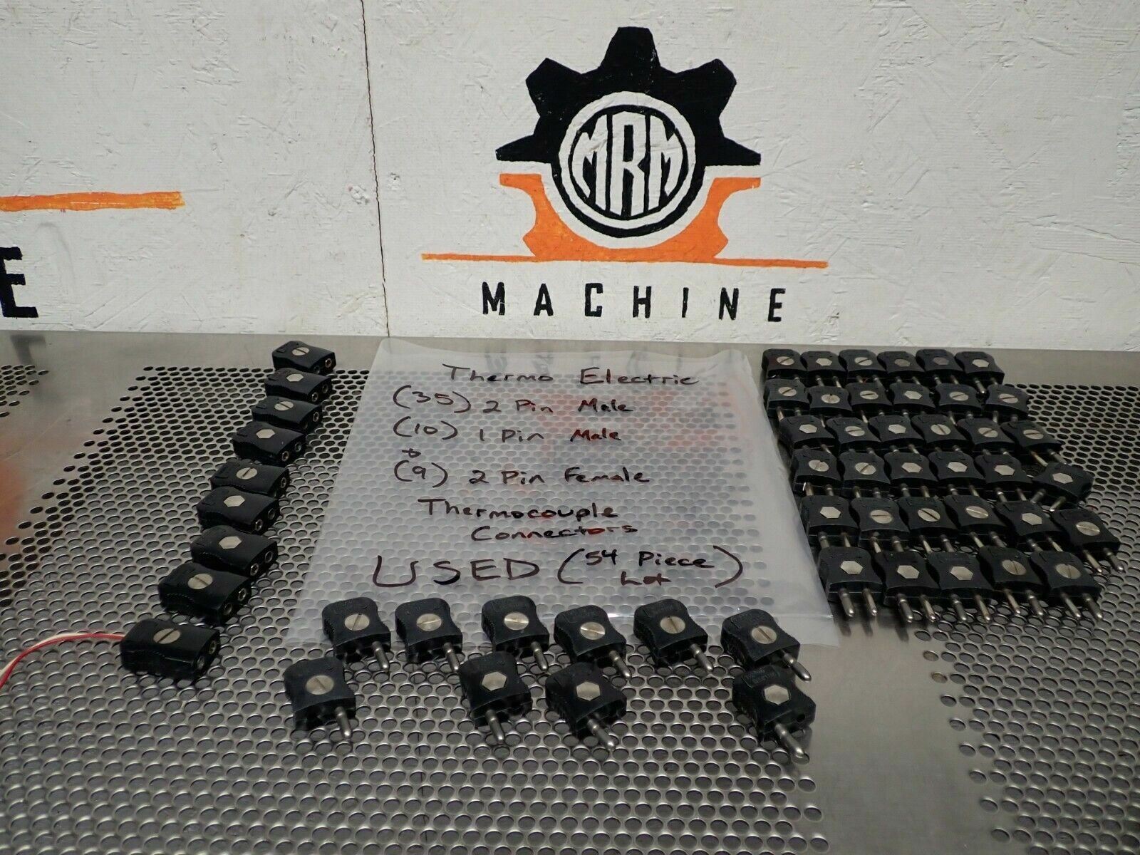 Thermo Electric (35) 2 Pin Male (10) 1 Pin Male & (9) 2 Pin Female Con ...