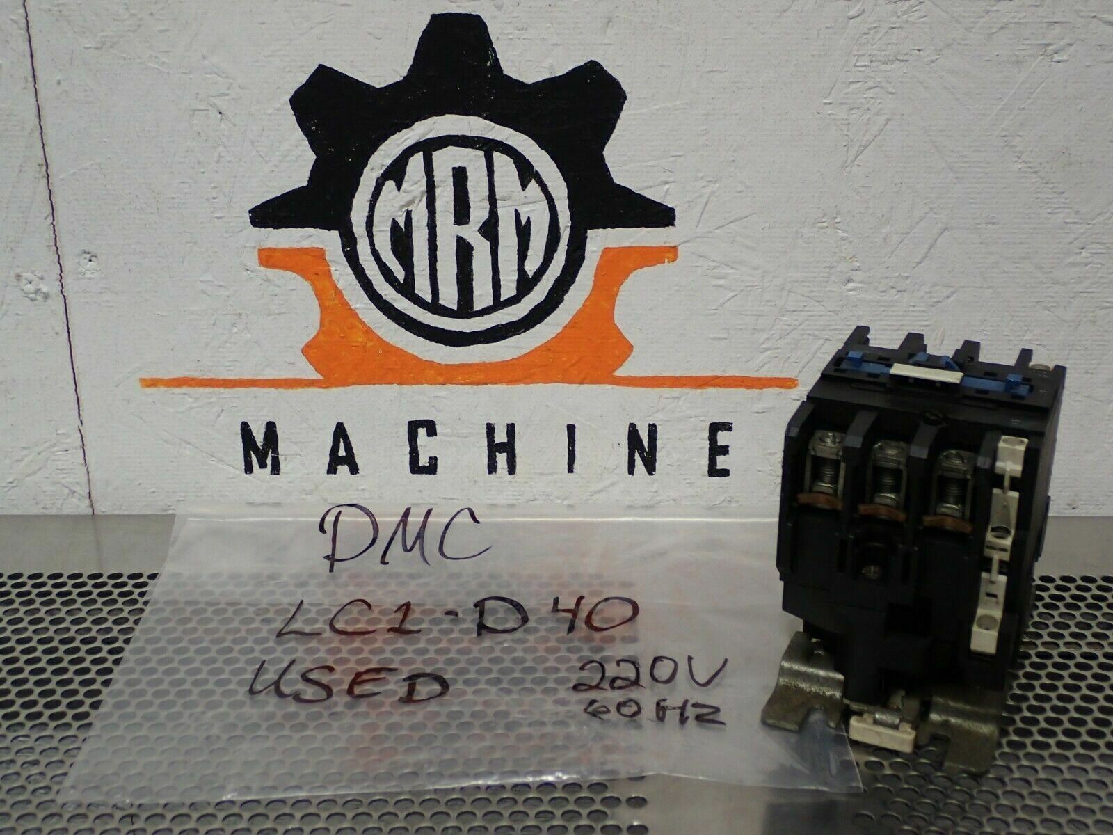 DMC Telemecanique LC1-D40 AC Contactor 220V 60Hz Coil Used With Warran ...