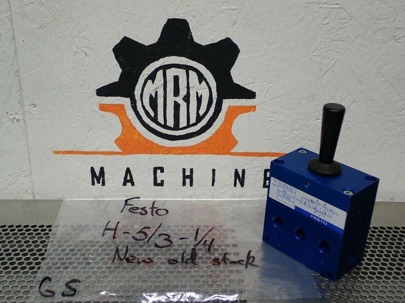 Festo H-5/3-1/4 Series L902 2...10bar Toggle Lever Valve New Old Stock ...