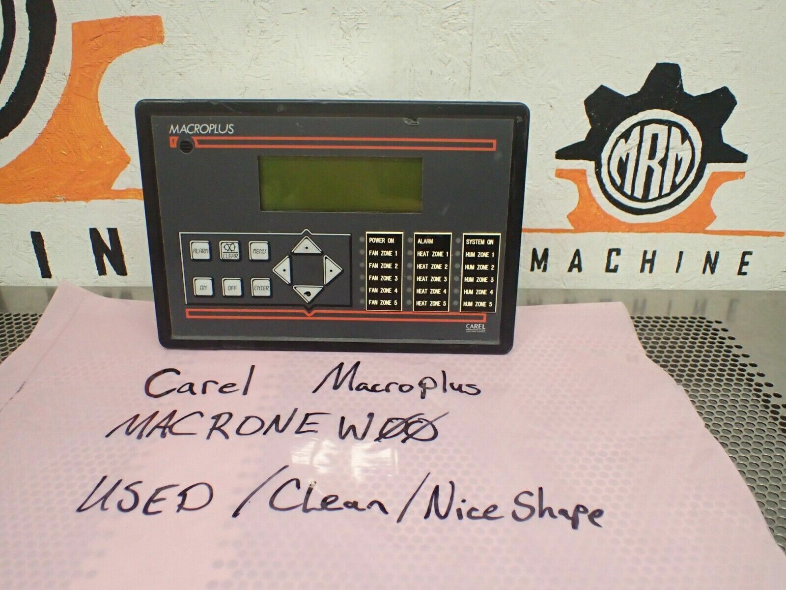 Carel Macroplus Code MACRONEW00 Interface Control Used With Warranty ...