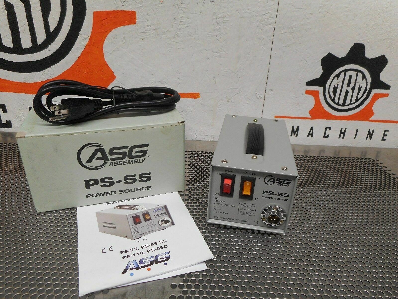 ASG Assembly PS-55 Power Source DC Power Supply 110/230V 50/60Hz 20/23 ...