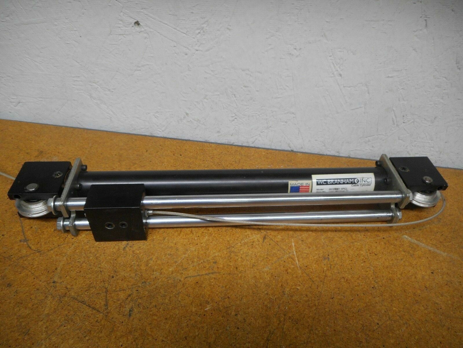 WC Branham Inc GCC1101 SPCL Actuator Cable Cylinder Assy#1101-0827016 ...