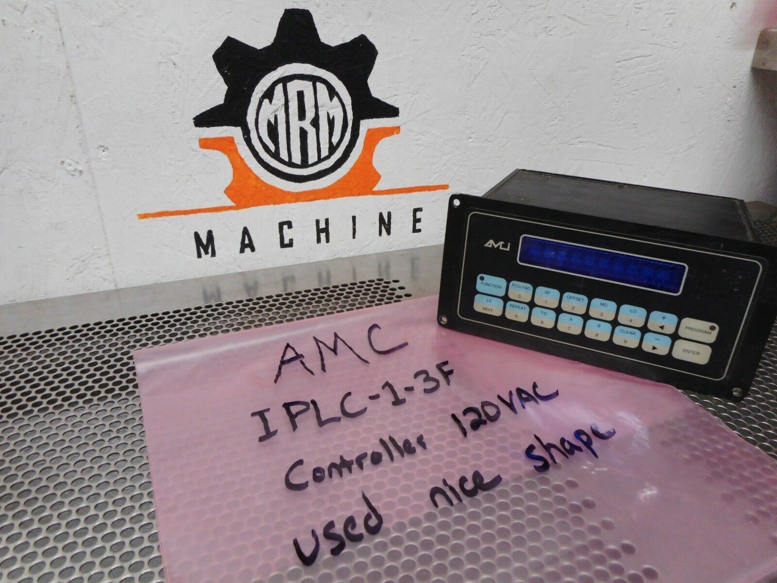 Advanced Micro Controls IPLC-1-3F Controller 120VAC Used Nice Shape W ...