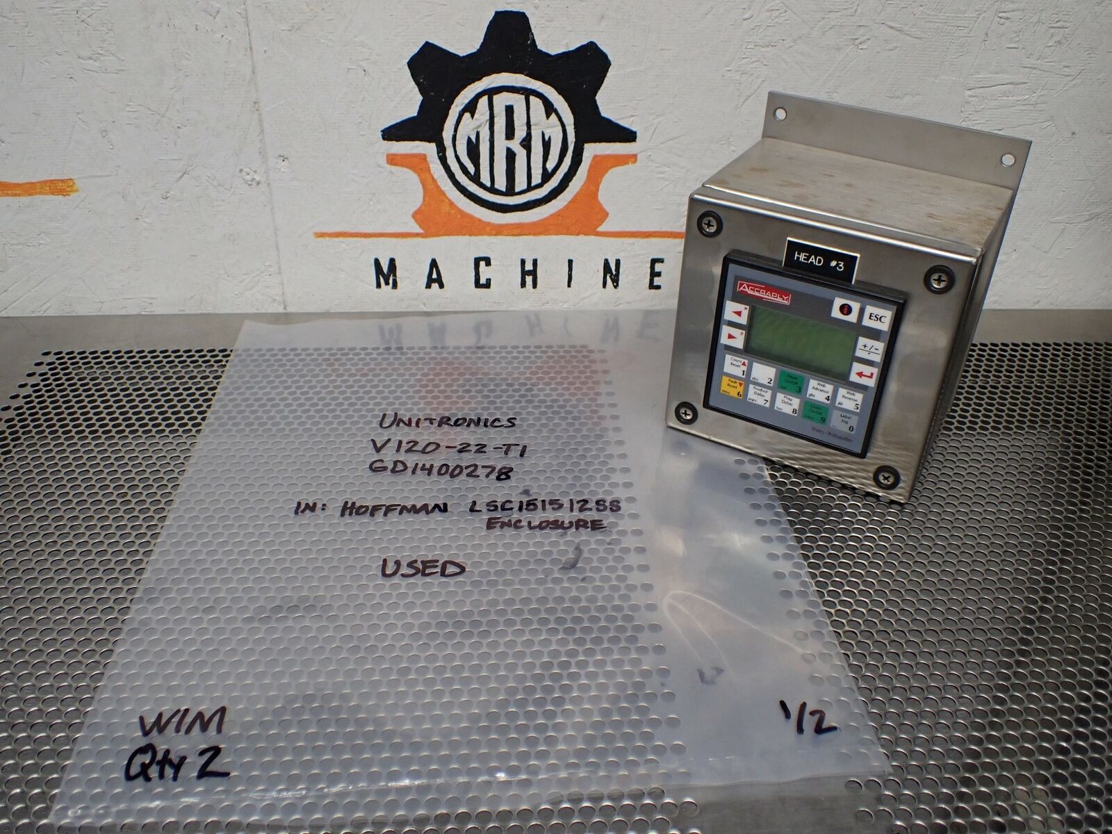 Unitronics V120-22-T1 GD1400278 Controller With Hoffman LSC151512SS En ...