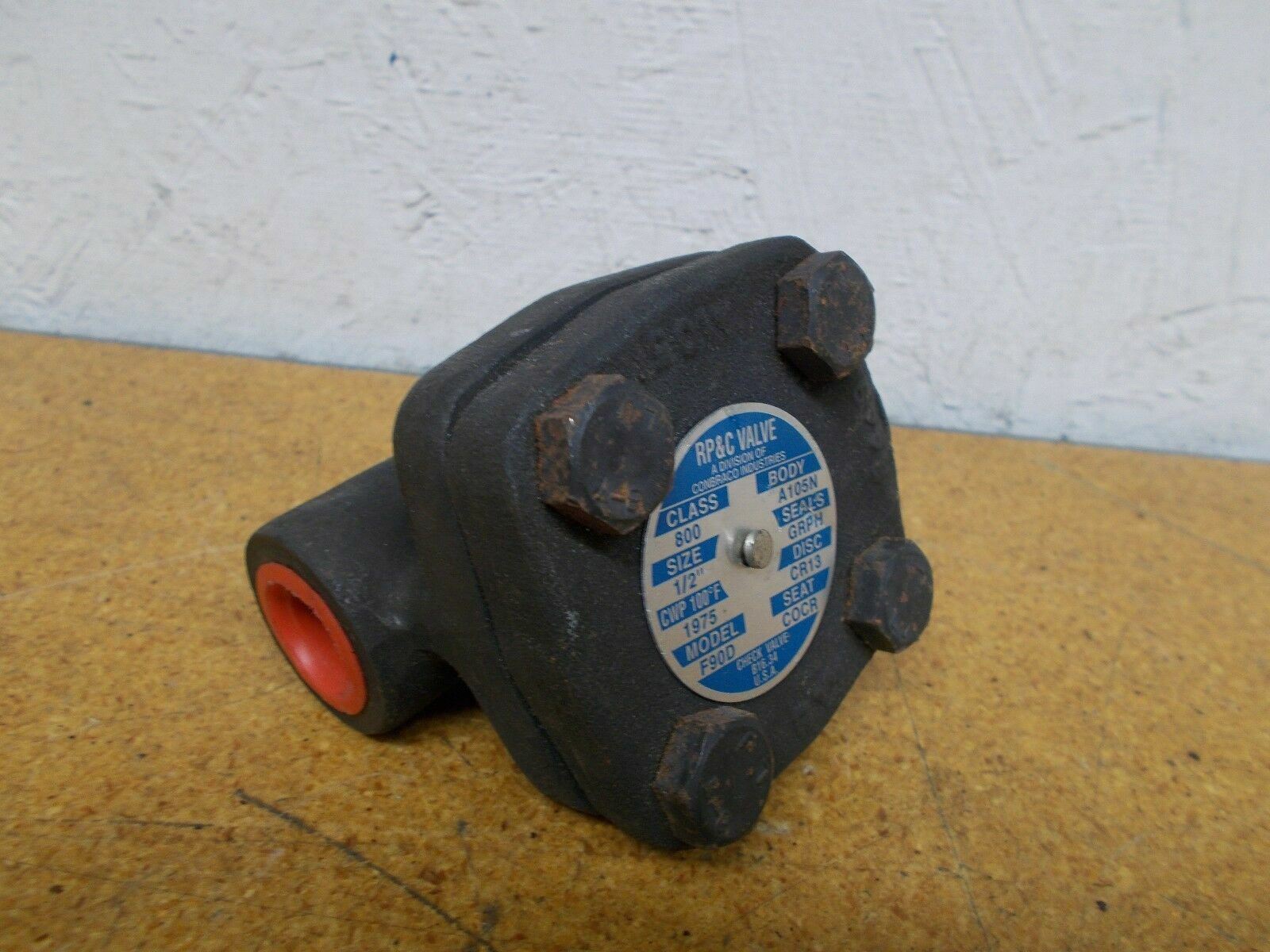 RP&C Valve F90D Body A105N 800Class 1/2" Check Valve New – MRM Machine