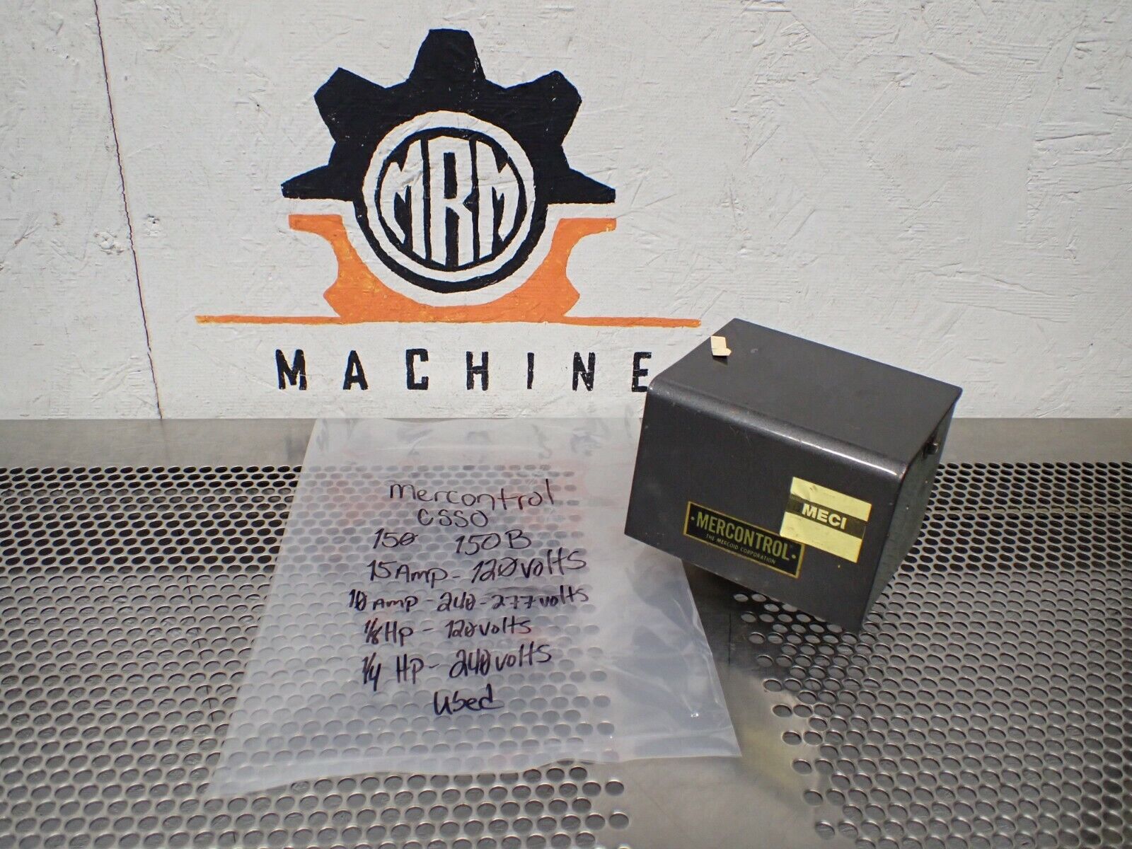 Mercontrol CSSO Dual Pressure Control 150 150B 15A 120V – MRM Machine