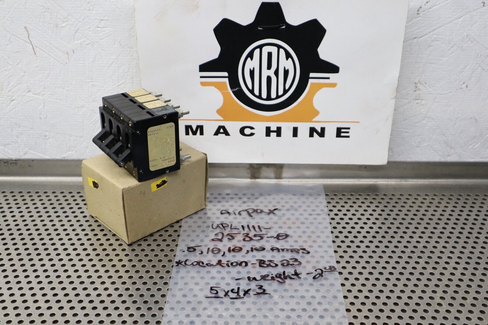 AIRPAX UPL1111-2535-0 .5/10/10/10 Amp Circuit Breaker New Old Stock Se ...