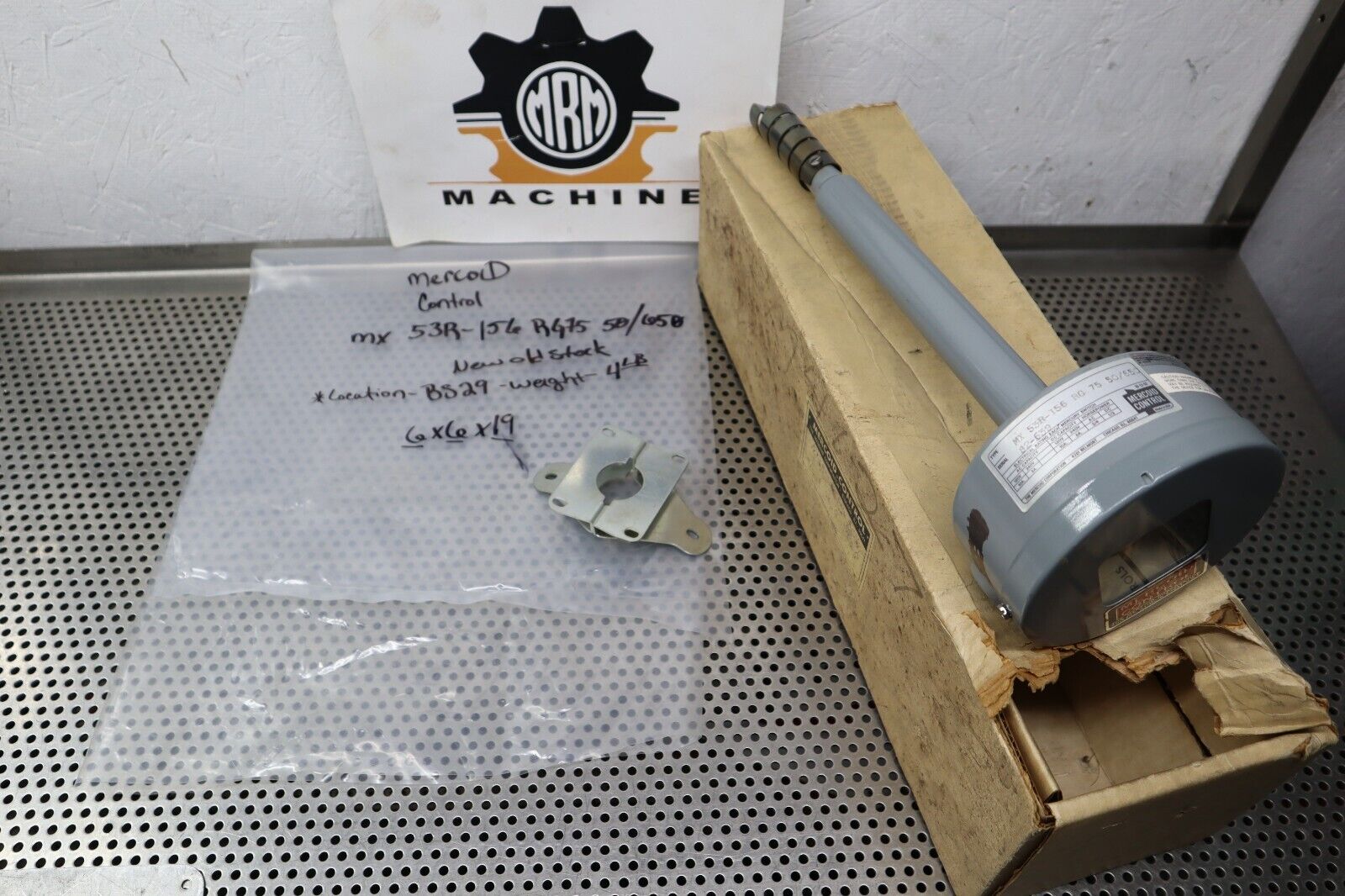 MERCOID CONTROL MX 53R-156 RG 75 50/650 Switch Unit New Old Stock See ...