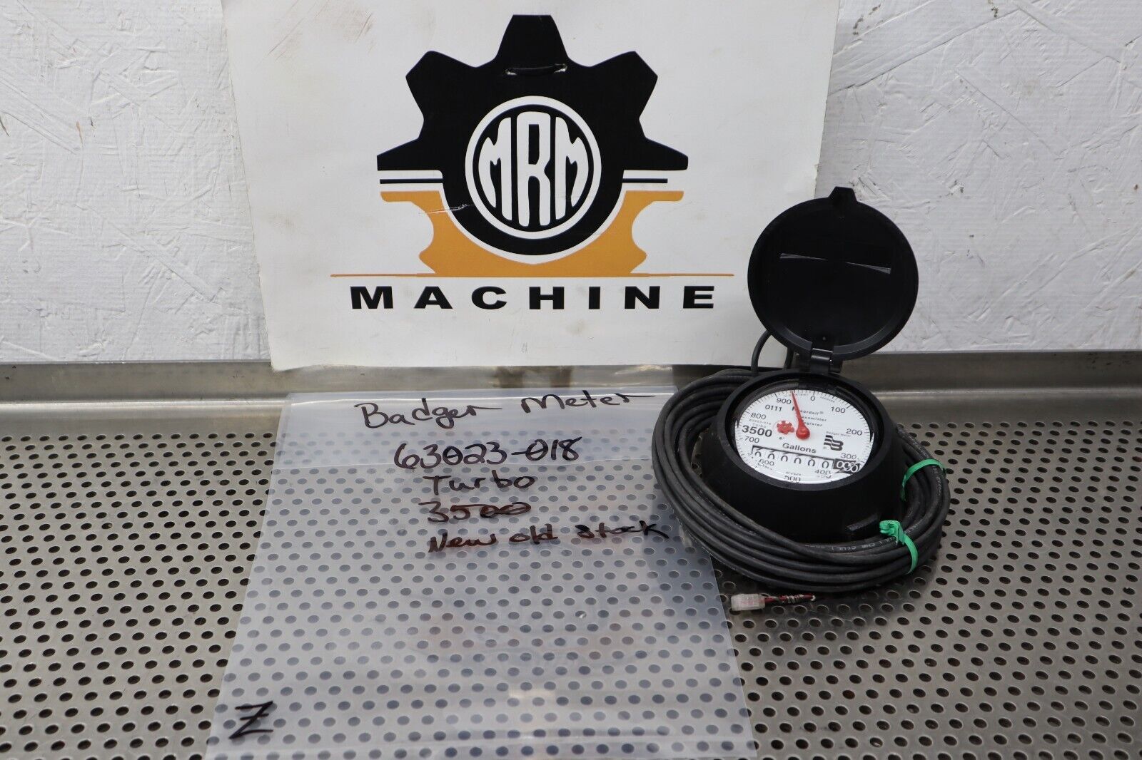 Badger Meter 63023-018 Turbo 3500 Recordall Transmitter Register New O ...