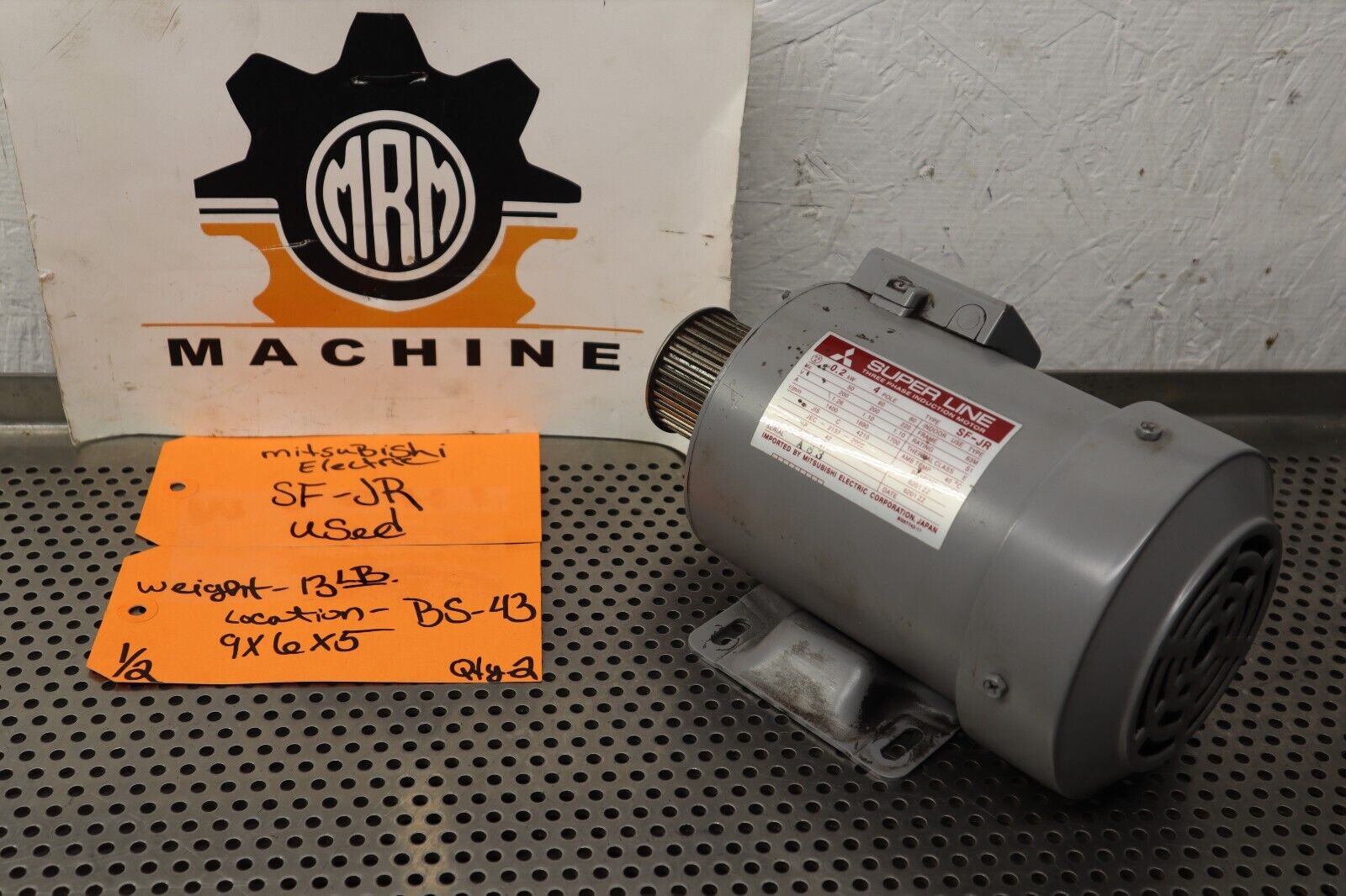Mitsubishi Type SF-JR Super Line Three Phase Induction Motor 0.2 KW 4 ...