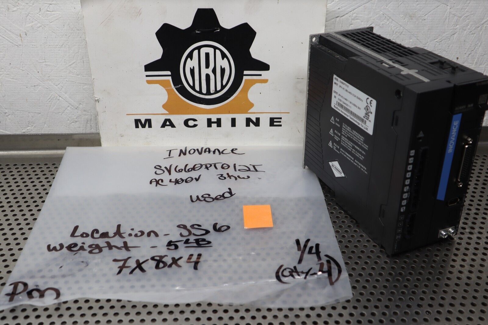 INOVANCE SV660PT0121 AC400V 3kW 3Ph 50/60Hz Servo Drive Used With Warr ...