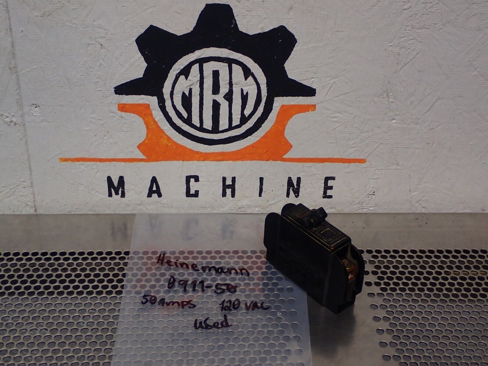 Heinemann 0911-50 Circuit Breaker 50A 120VAC 1 Pole Used With Warranty ...