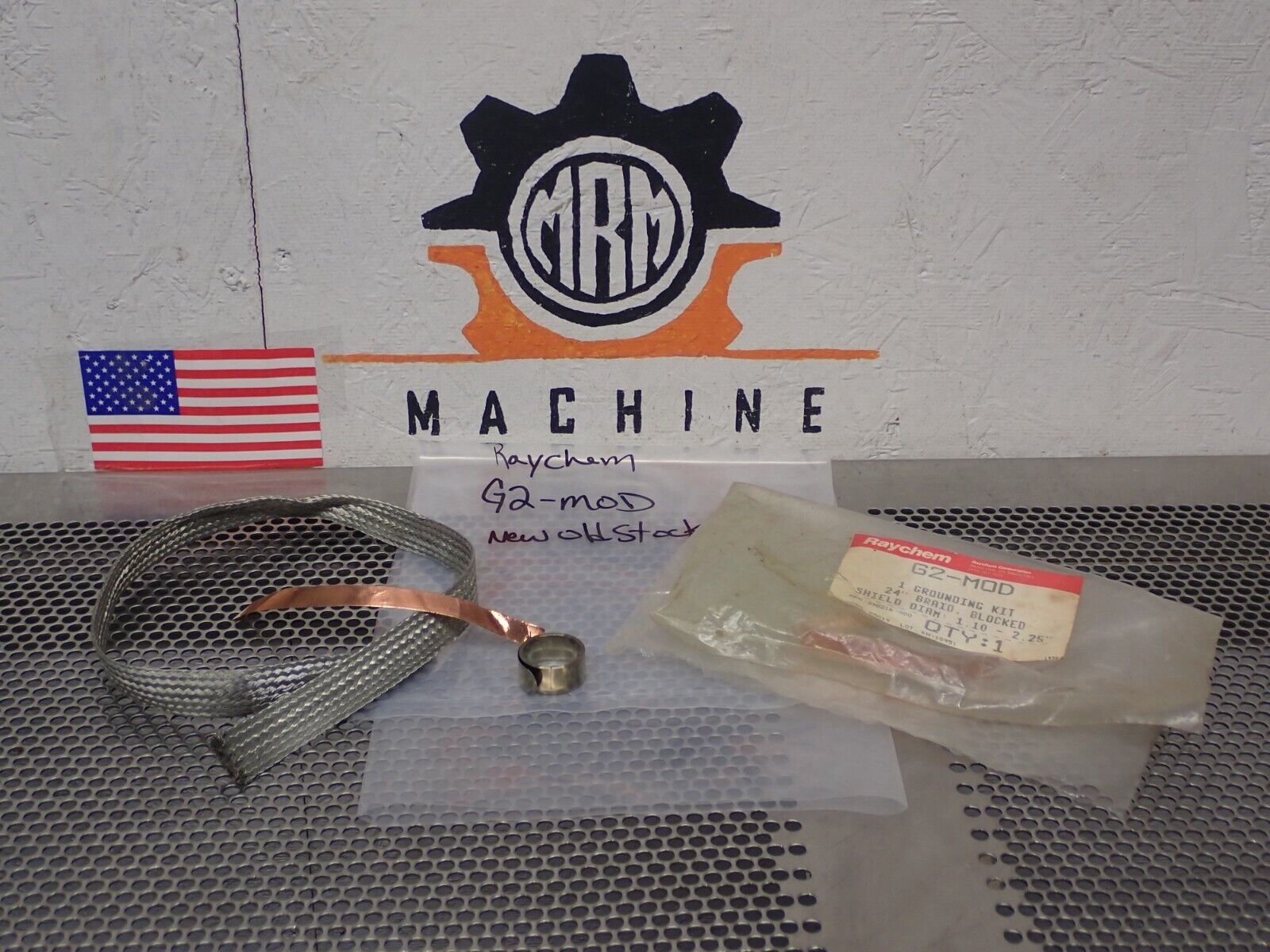 Raychem G2-MOD 1 Grounding Kit 24" Braid Shield Diam. 1.10-2.25" New O ...