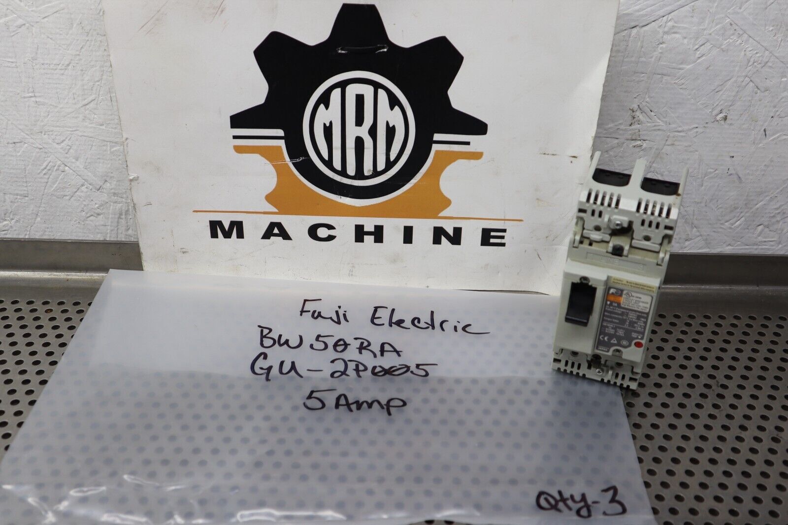 Fuji Electric BW50RA GU-2P005 5A Circuit Breaker 2-Pole Used With Warr ...