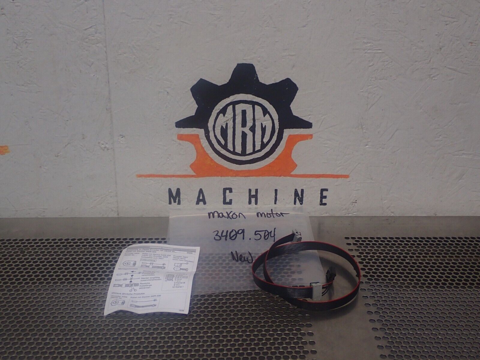 Maxon Motor 3409.504 Cable For Digital Encoder New Old Stock – MRM Machine