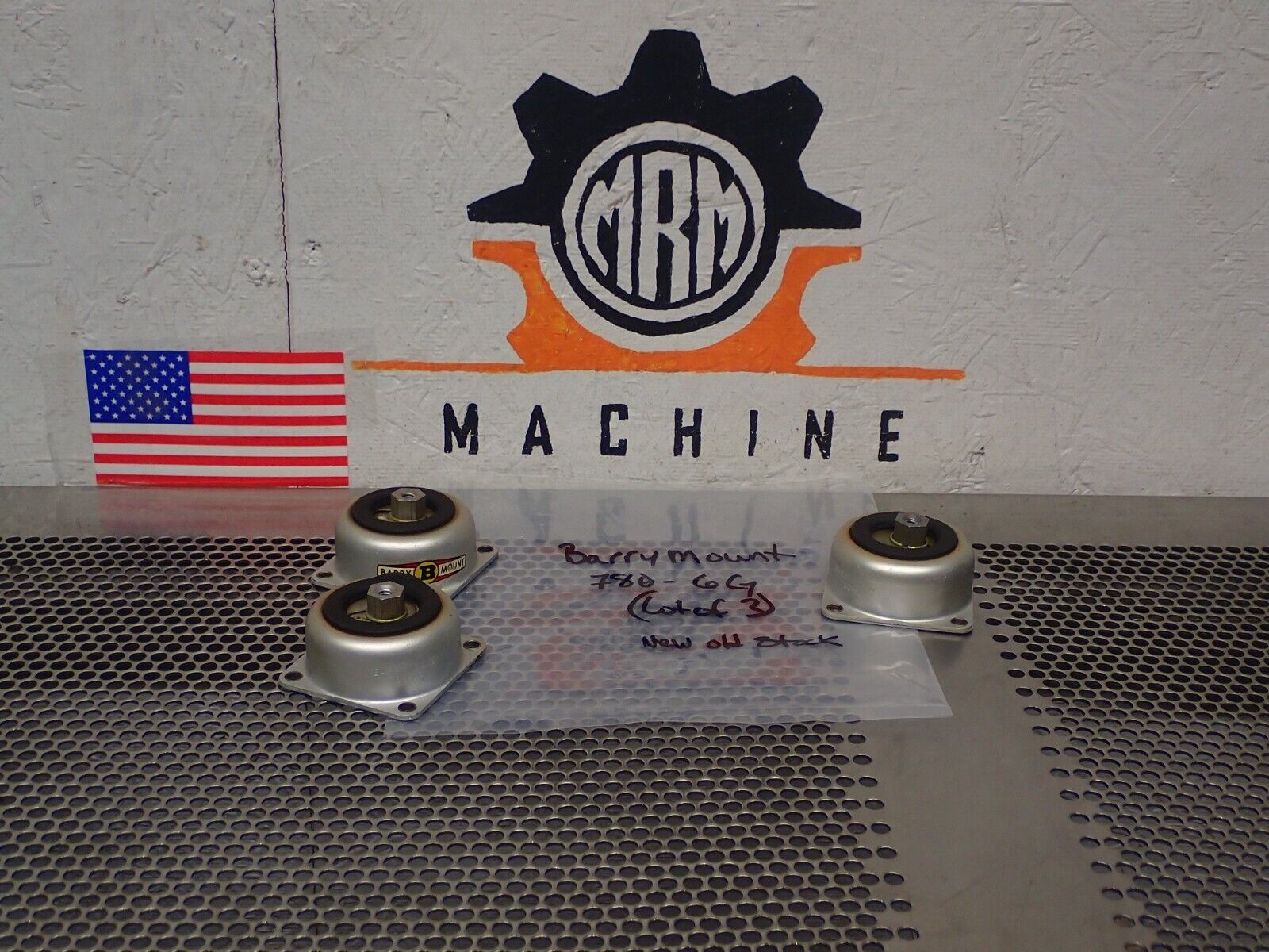 Barrymount 780-6G Vibration Isolator New Old Stock (Lot of 3) – MRM Machine