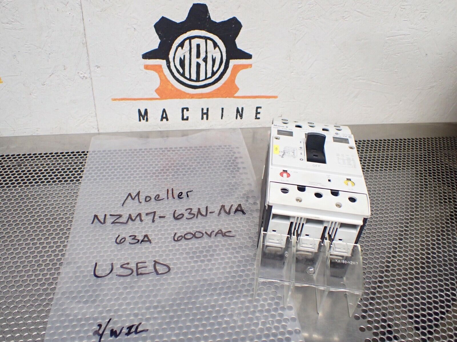 Moeller NZM7-63N-NA 63A 600VAC Circuit Breaker Used With Warranty See ...